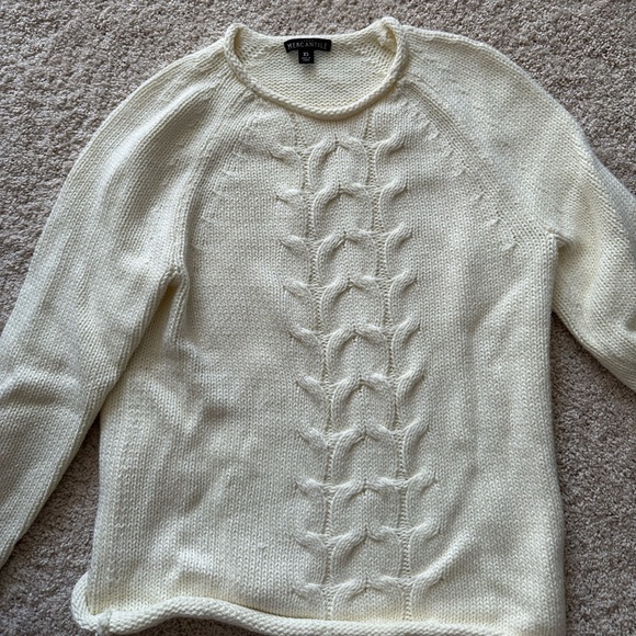 J. Crew Factory | Sweaters | J Crew Cream Sweater | Poshmark